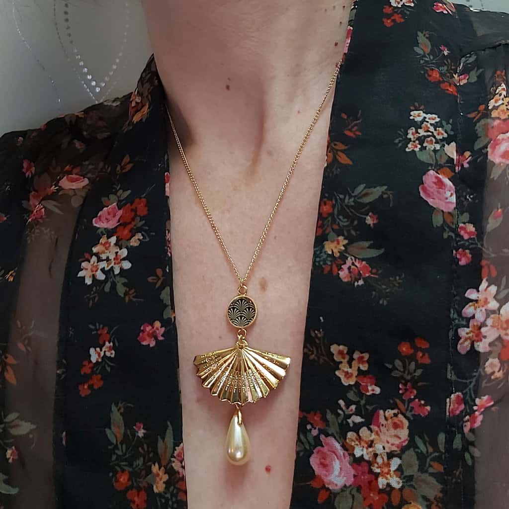 Collier eventail | Lydée Déco